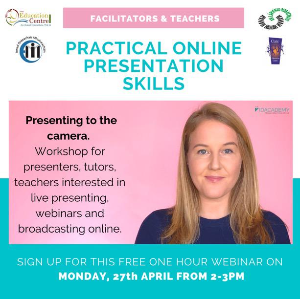 Webinar - Practical Online Presentation Skills-Primary - Clare ...